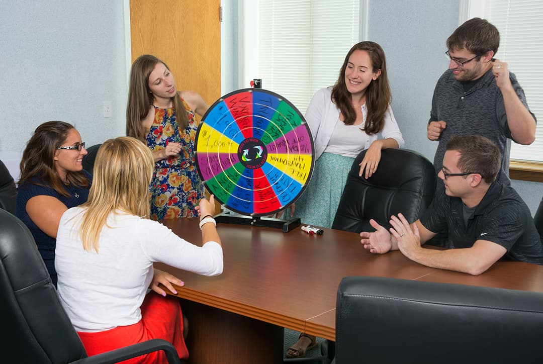 Light Up Prize Wheel | Write-On Board with Custom LED Lighting ...
