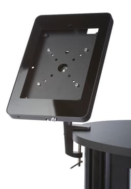 Kidney Shaped Counter with iPad Stand | Clamp Style Holder | Displays2Go