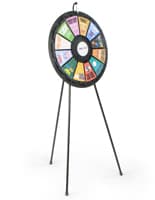 Adjustable Raffle Wheel | Floorstanding Trade Show Event Game | Displays2Go