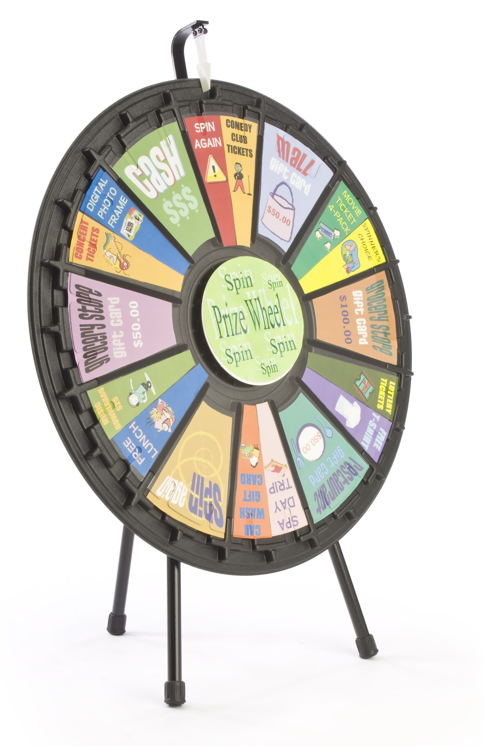 Adjustable Raffle Wheel | Floorstanding Trade Show Event Game | Displays2Go