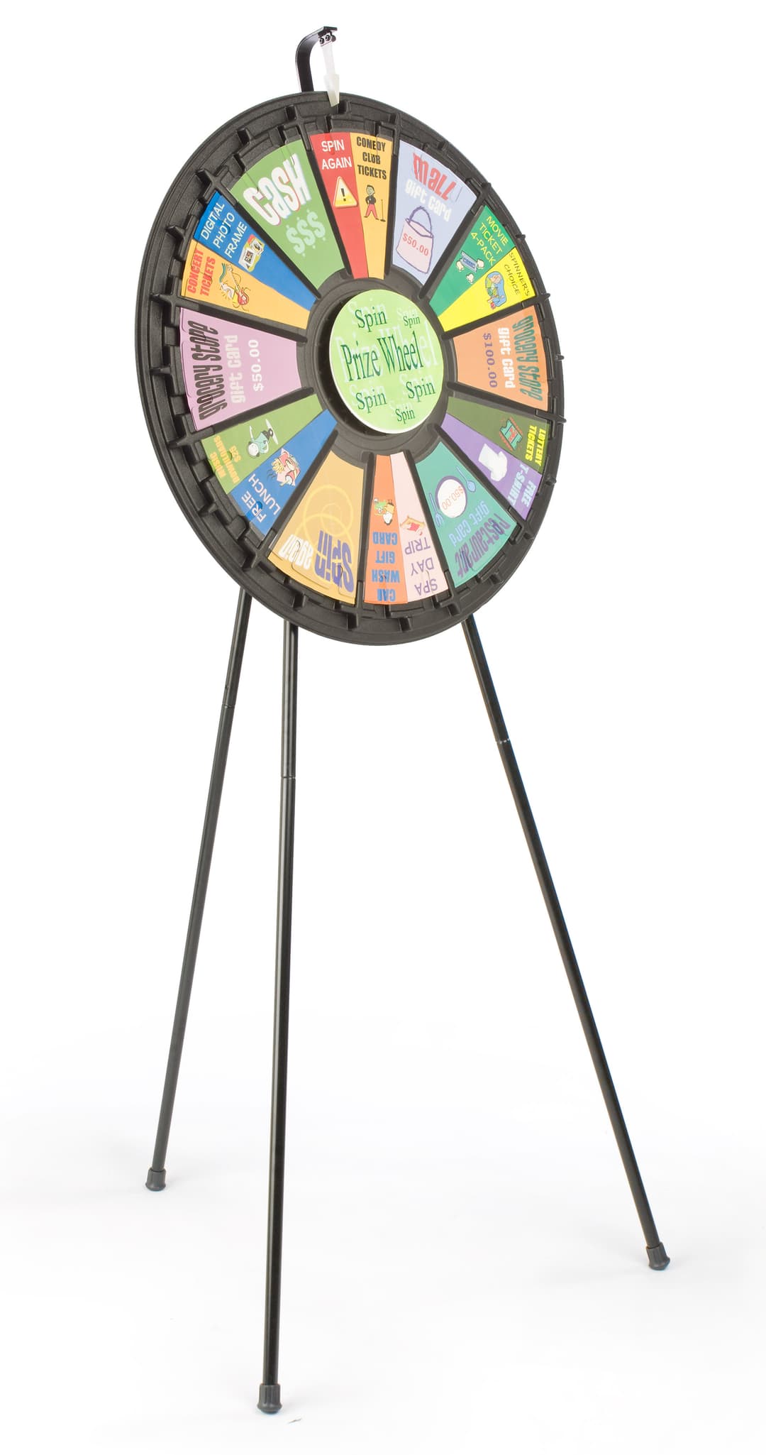 Adjustable Raffle Wheel | Floorstanding Trade Show Event Game | Displays2Go