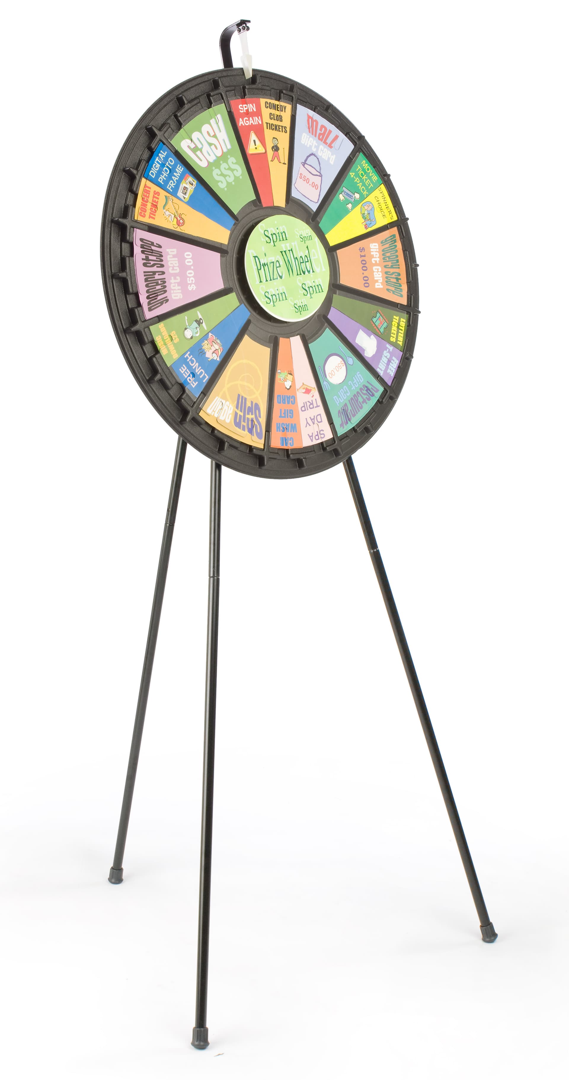 Adjustable Raffle Wheel | Floorstanding Trade Show Event Game | Displays2Go