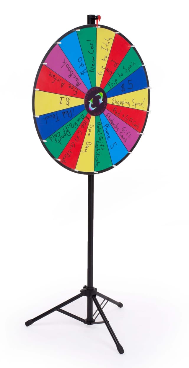 Promotional Prize Wheels | Acrylic Write on Displays | Displays2Go