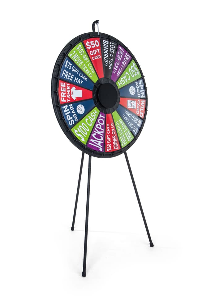 Spin and Win Wheel | Prize Clicker & Custom Slots | Displays2Go
