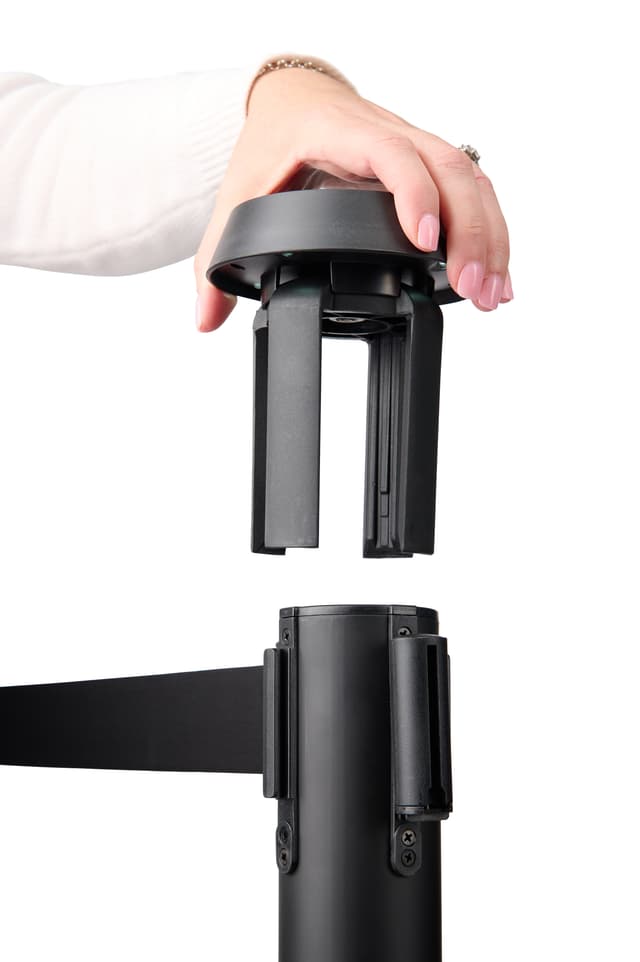 Stanchion Mount LED Light | Solar Powered | Displays2Go