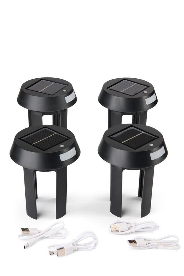 Stanchion Mount LED Light | Solar Powered | Displays2Go