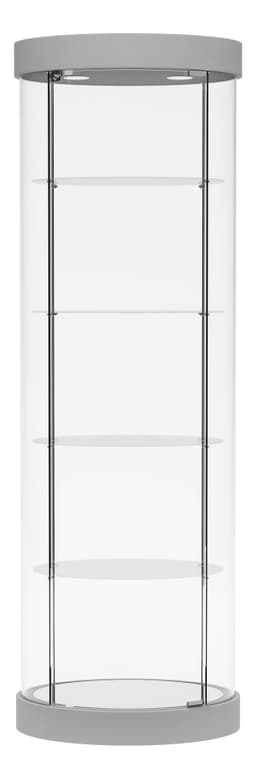 Round Display Case | Temepred Glass | Displays2Go