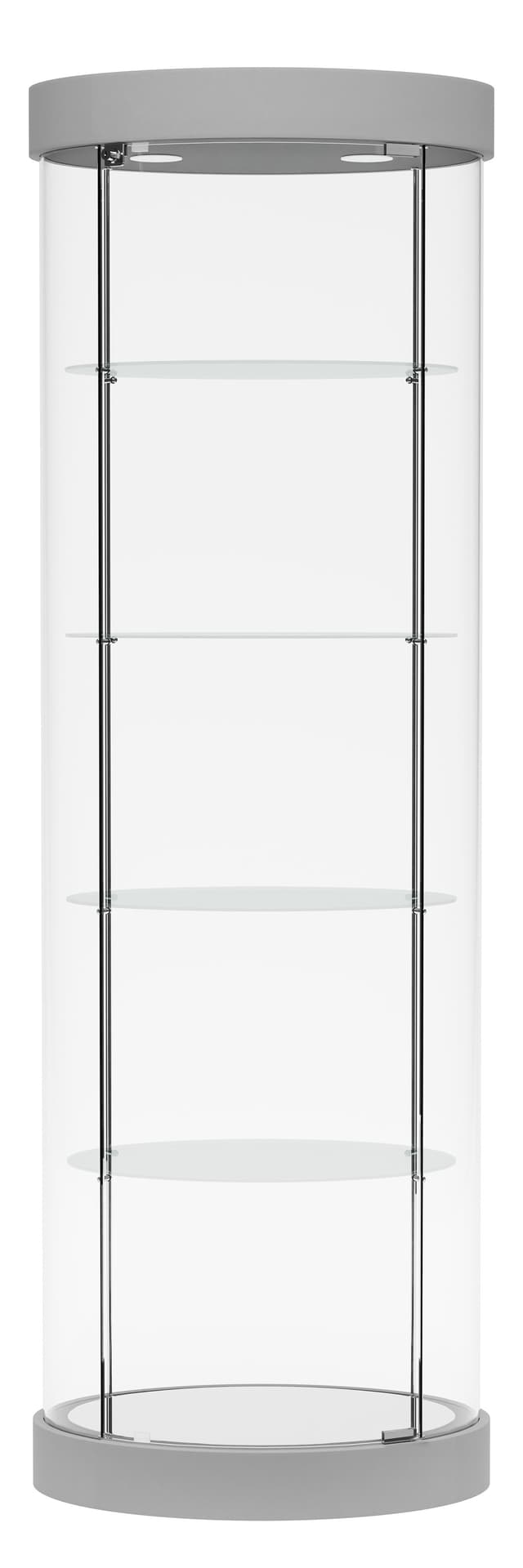 Round Display Case | Temepred Glass | Displays2Go