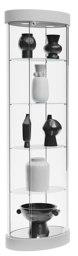 Round Display Case | Temepred Glass | Displays2Go