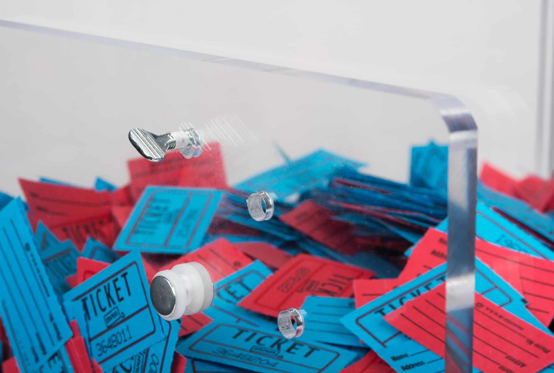 Rotating Raffle Drum | Spinning Tub - Ticket Drawing Giveaways ...