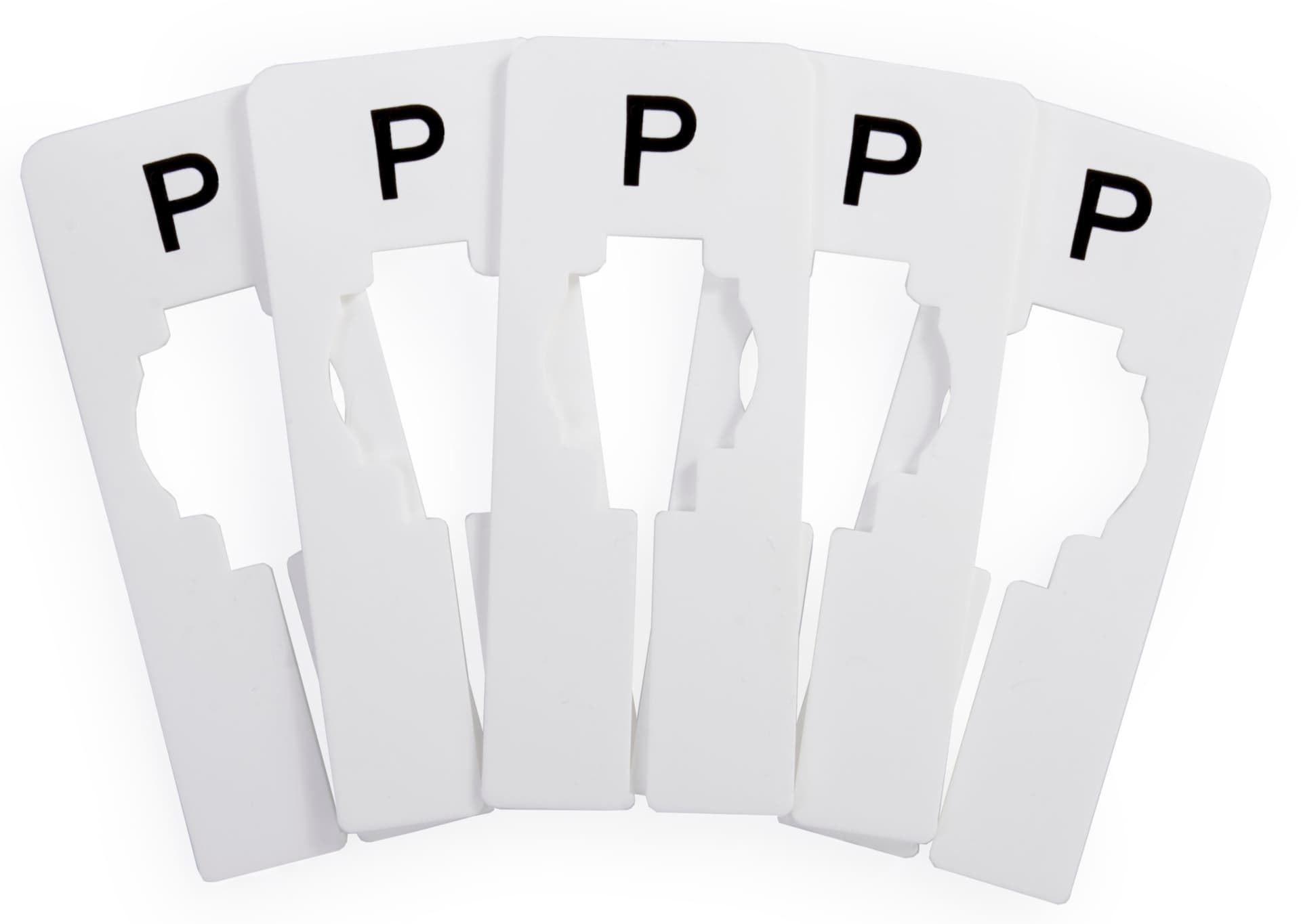 Clothing Rack Size Dividers | Plastic Markers for Retail Stores ...