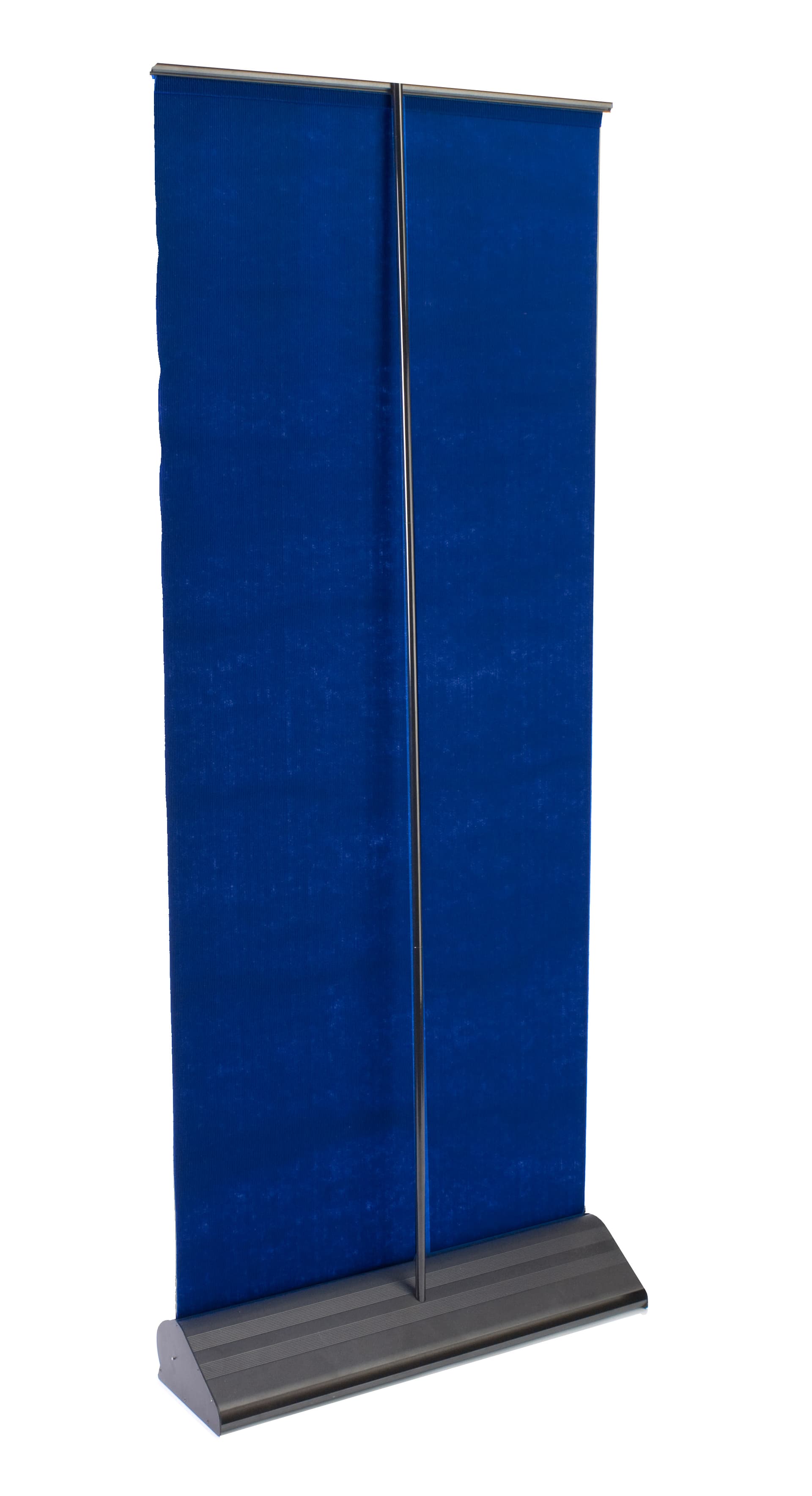 Hook and Loop Banner | Blue Retractable Promo Stand | Displays2Go