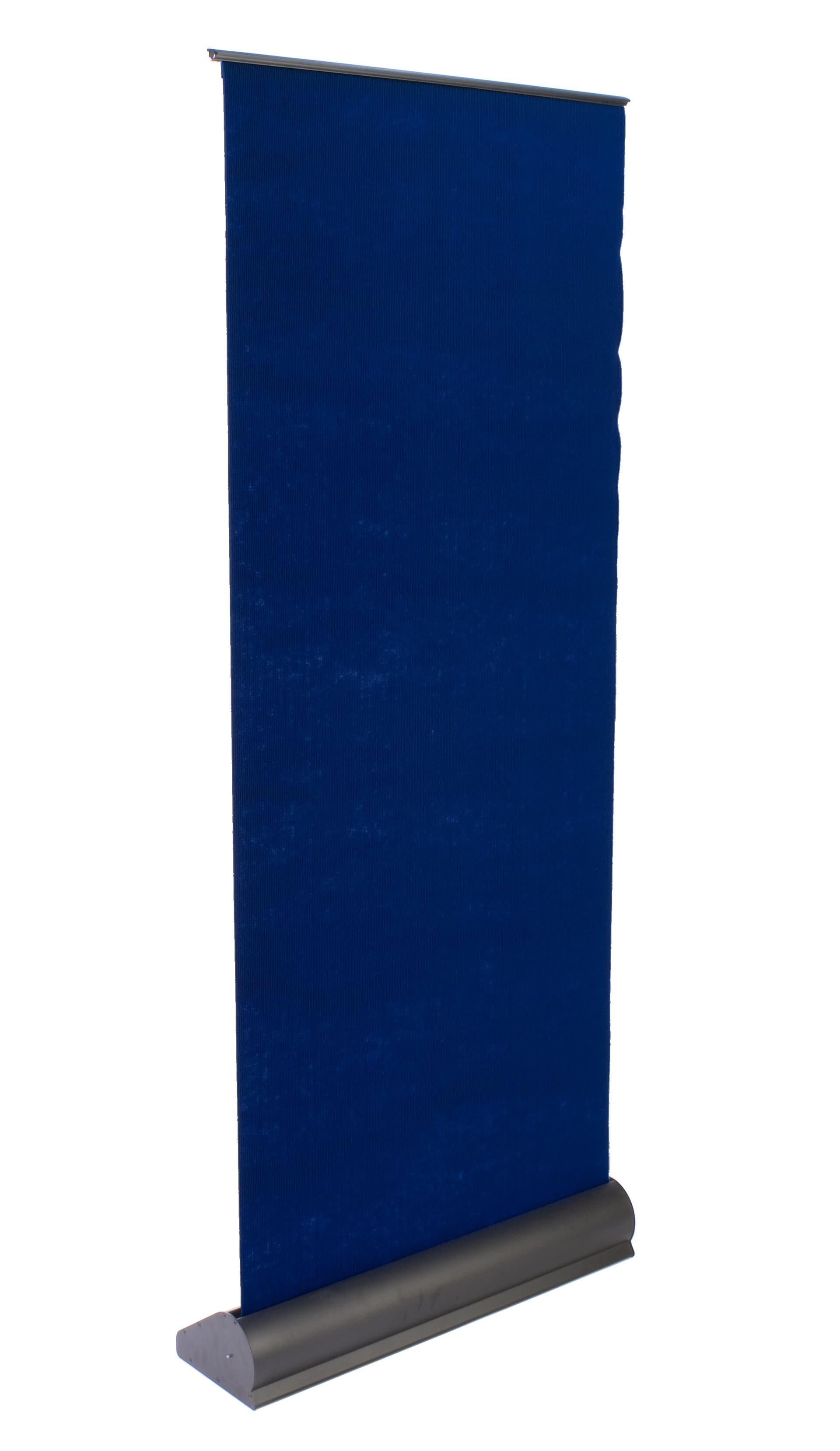 Hook and Loop Banner | Blue Retractable Promo Stand | Displays2Go