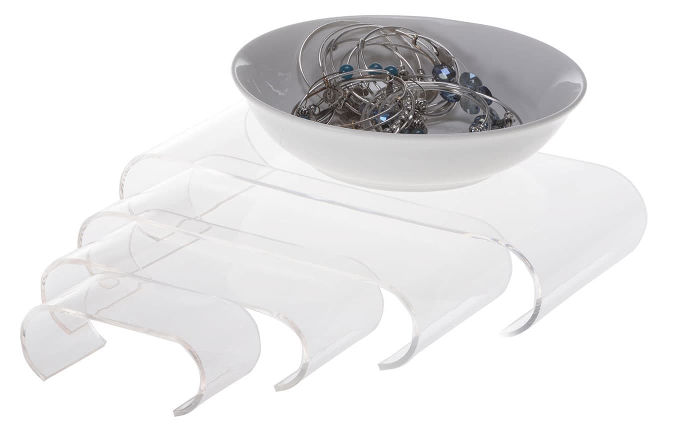 Stacking Risers | Countertop Merchandising Stand | Displays2Go