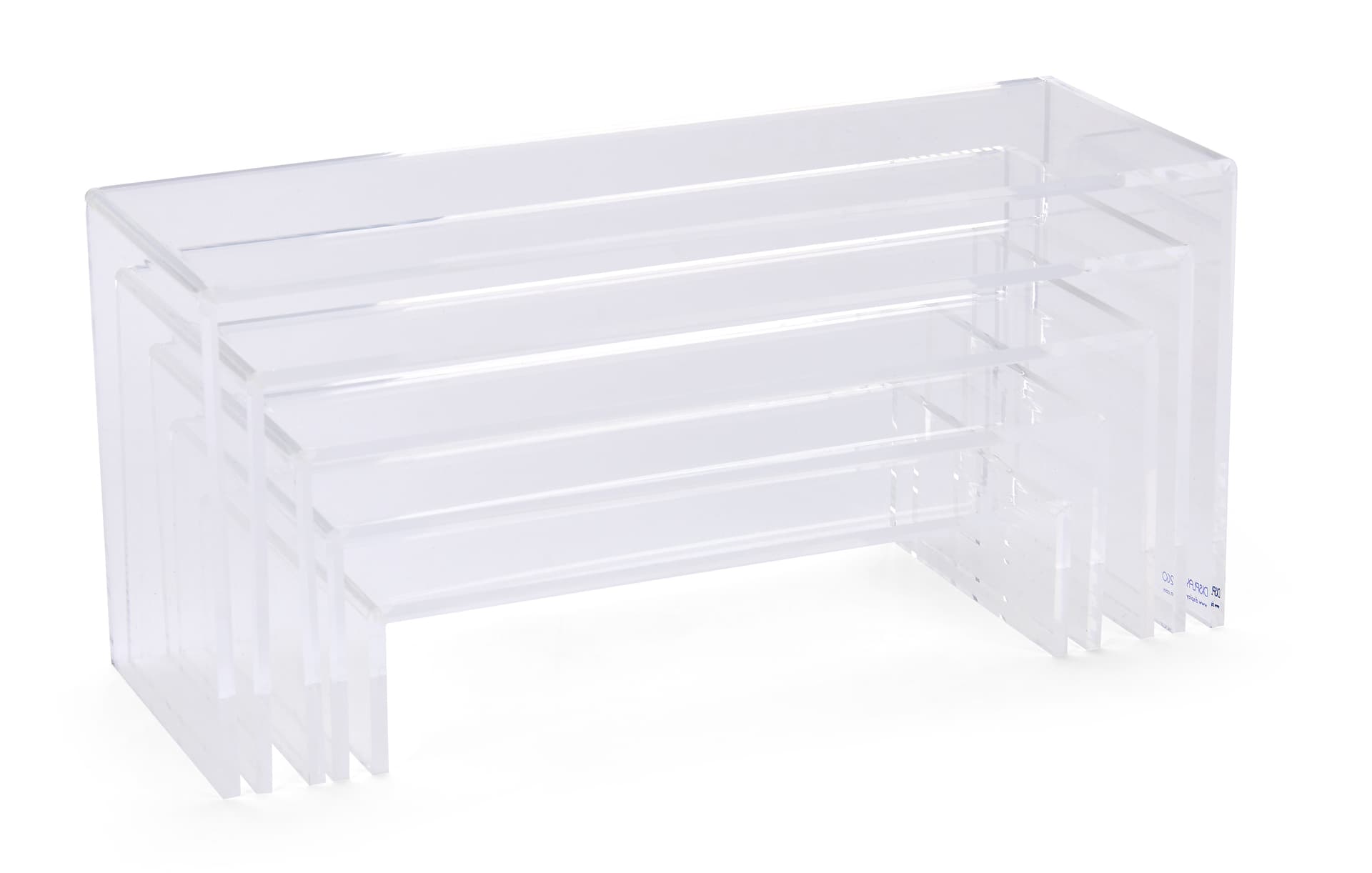 Acrylic Display Risers | Retail Countertop Merchandising Stands ...