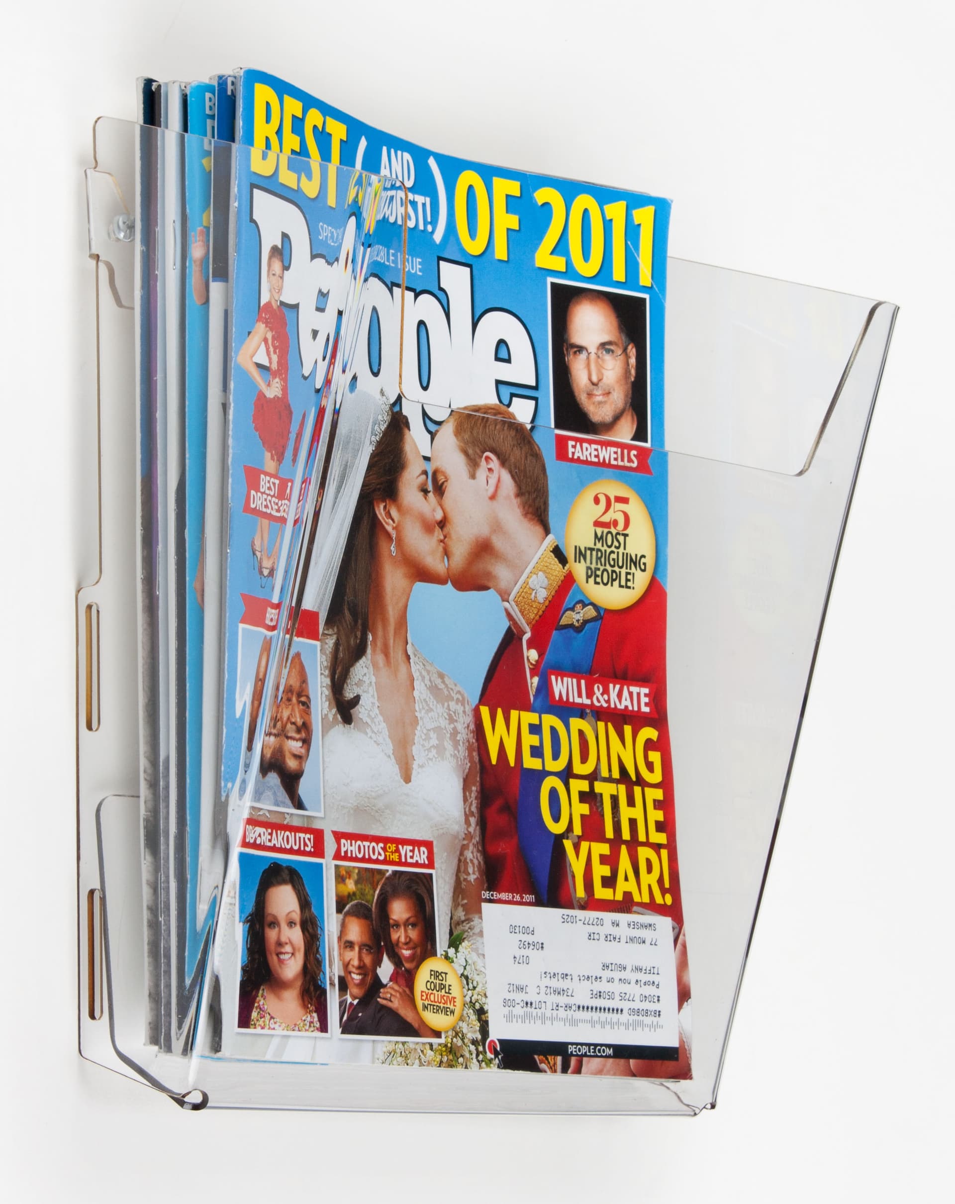 Wall Magazine Rack | High Impact Acrylic Pocket | Displays2Go