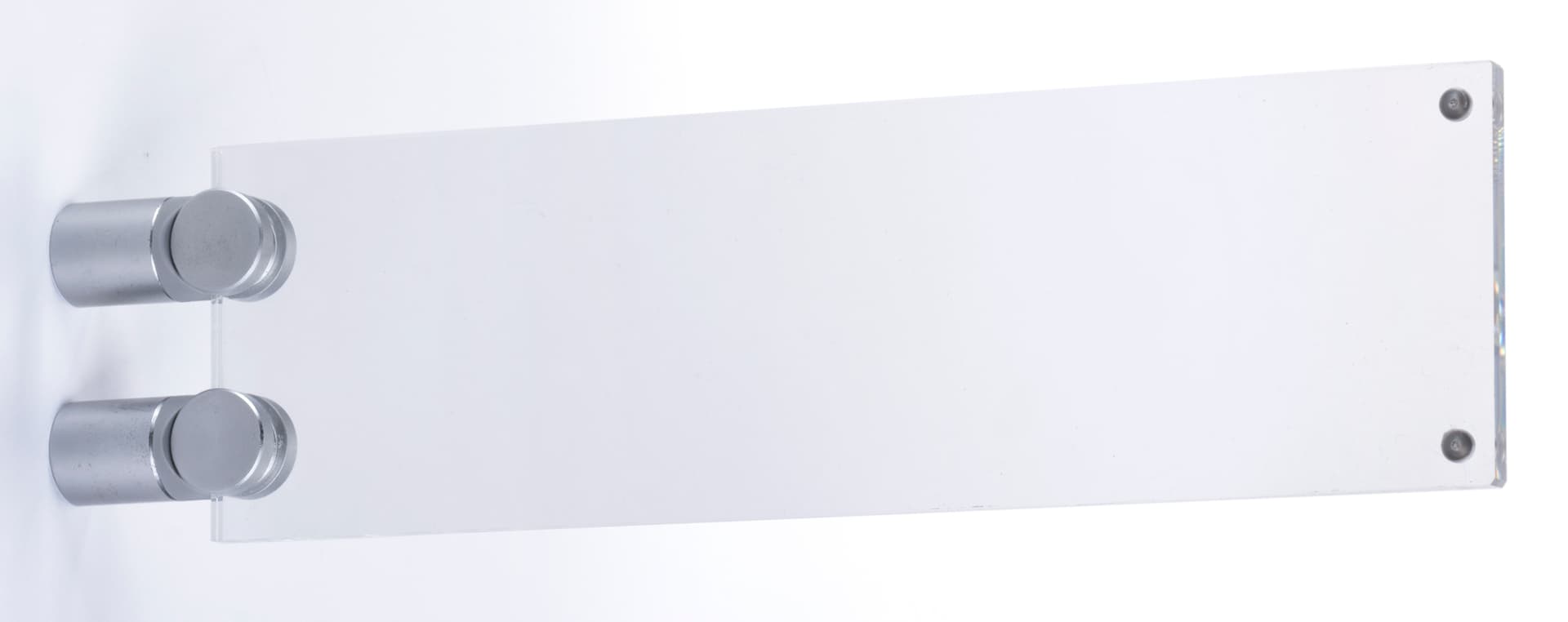 Perpendicular Wall Sign | Acrylic Panels & Edge Grip Standoffs ...