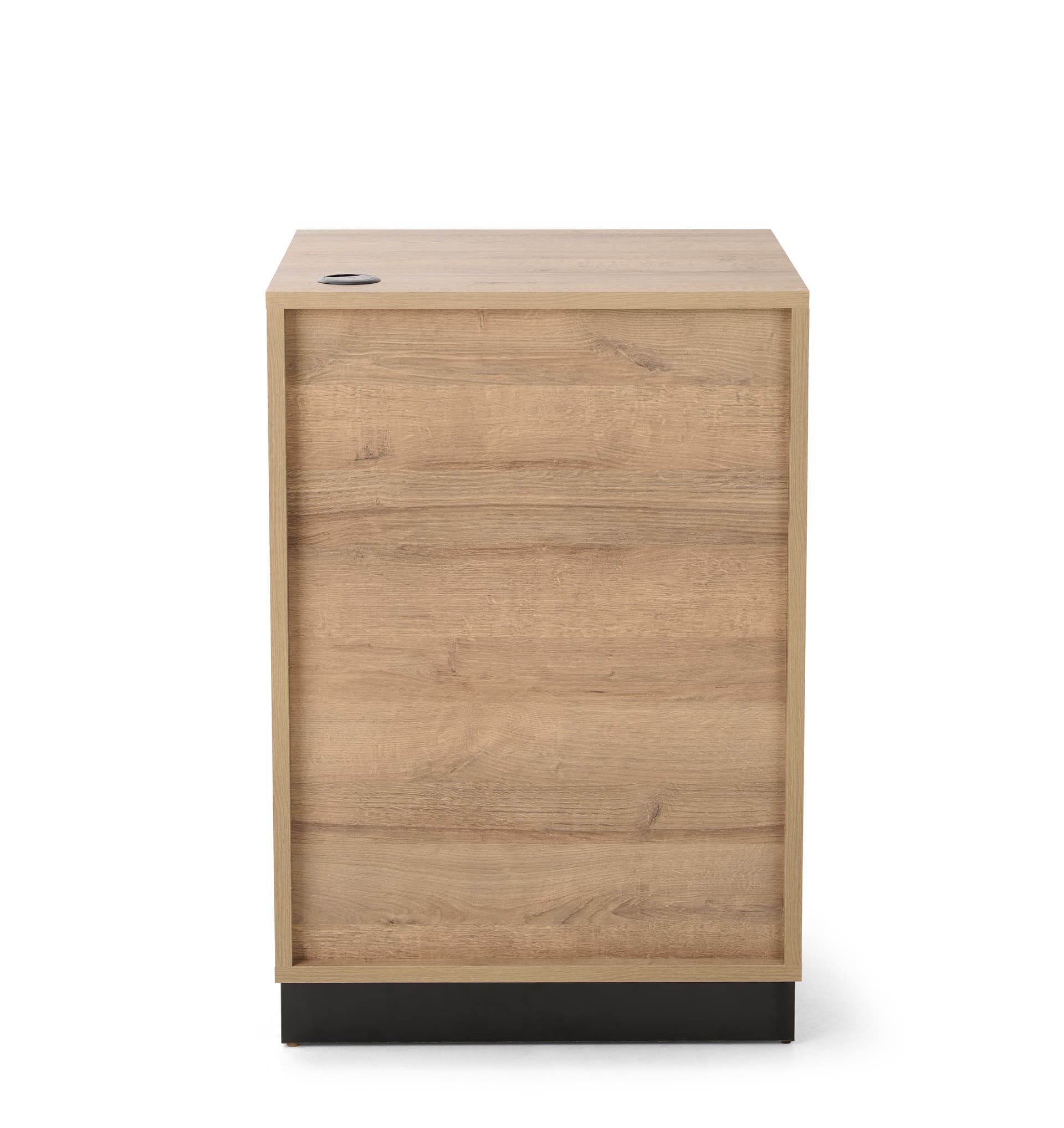 Wood Host Stand | Cord Management and Adjustable Shelves | Displays2Go