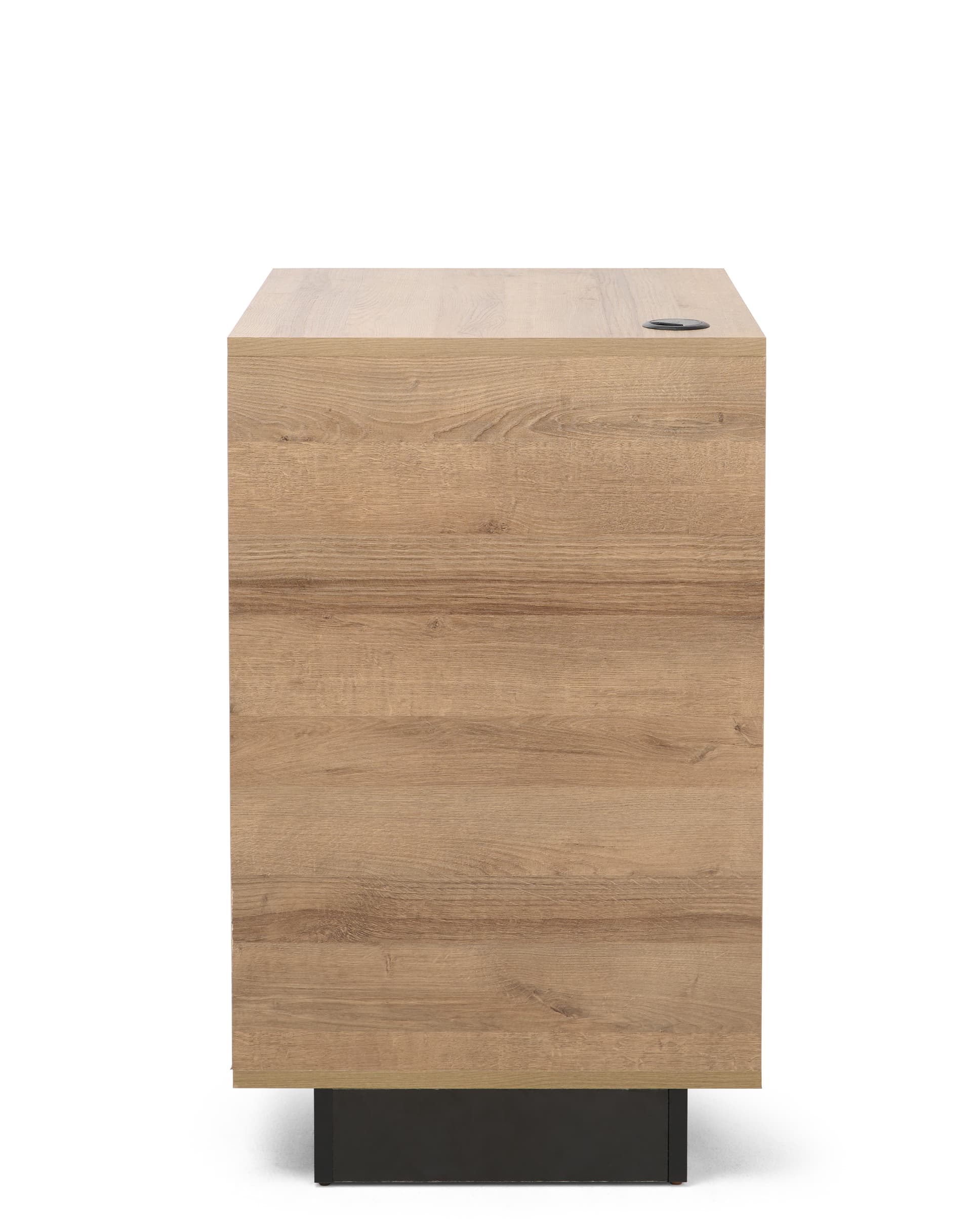 Wood Host Stand | Cord Management and Adjustable Shelves | Displays2Go