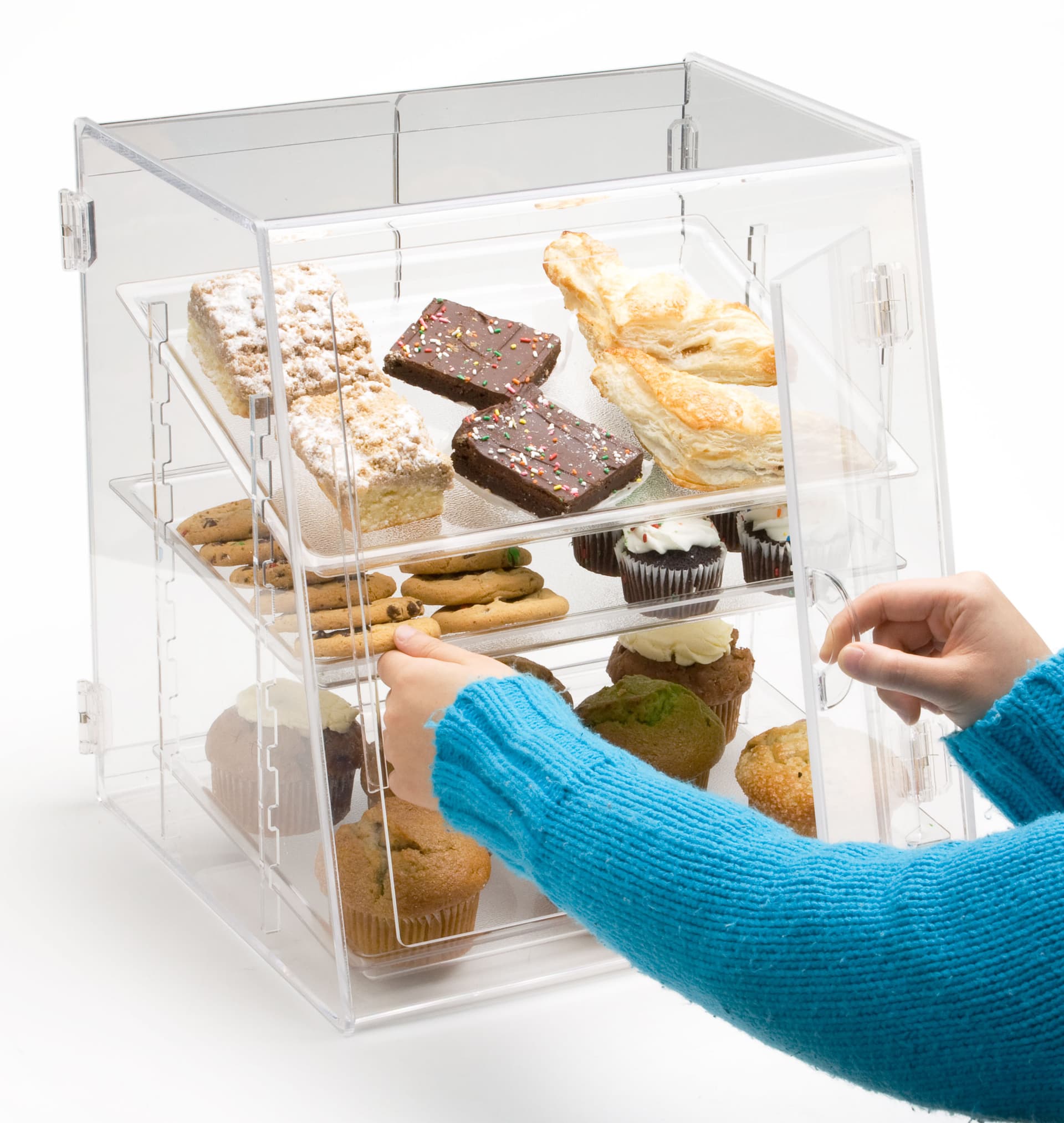 Front & Rear Loading Bakery Display | Removable Trays | Displays2Go