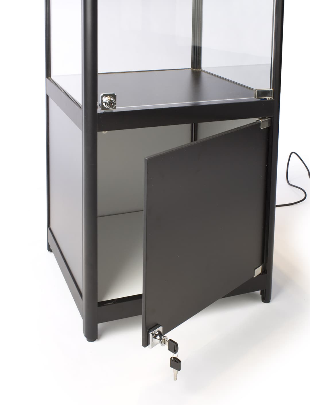 Glass Cabinet With Lock - Frameless Design | Displays2Go