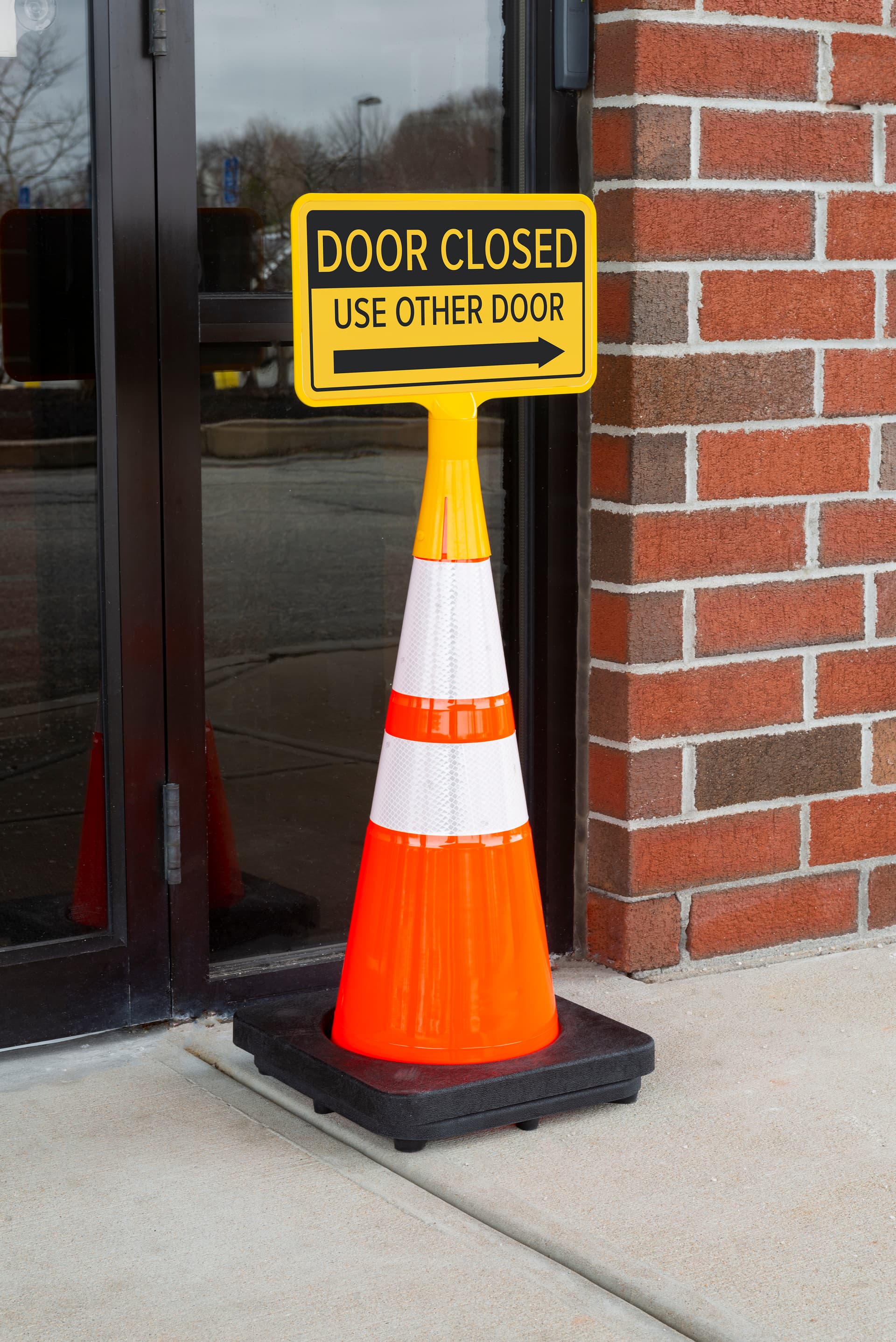Custom Traffic Cone Sign Topper | 15" x 8" Double-Sided Signage ...