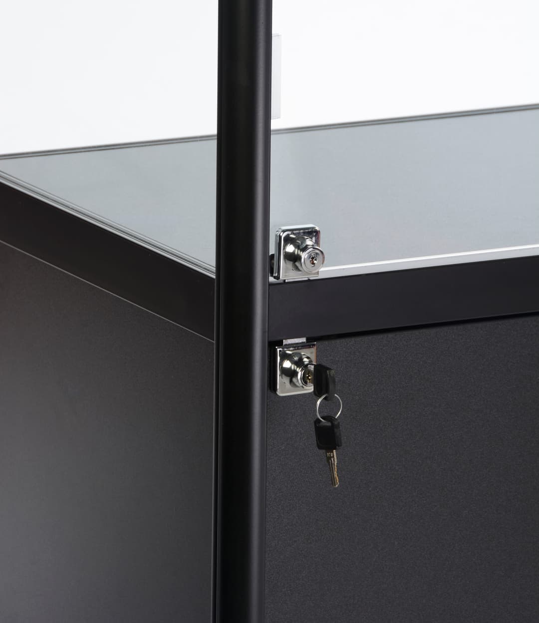 LED Retail Display Tower | Hinged Door with Lock | Displays2Go