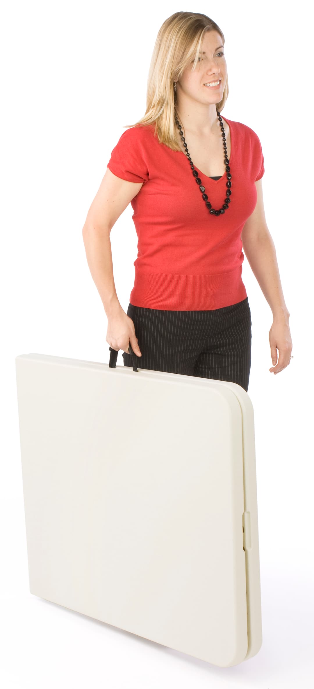 This portable exhibit table displays your personalized text! | Displays2Go