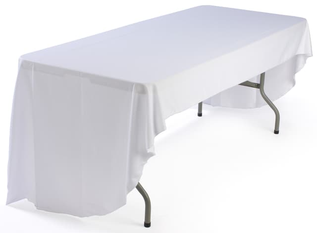 This portable exhibit table displays your personalized text! | Displays2Go
