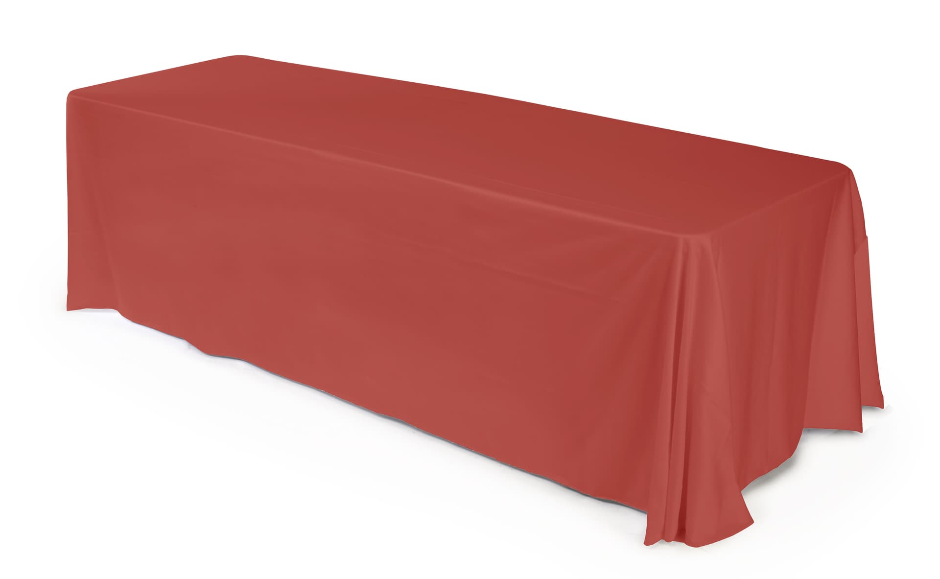 Table Drape for 8' Table without a Problem Color Red | Displays2Go