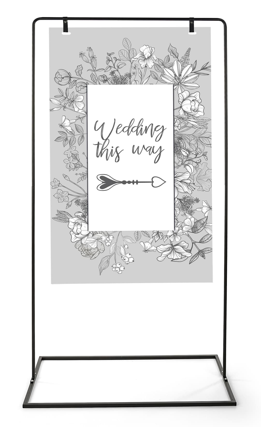 Hanging Sign Stand | Custom Full Color Swing Graphic | Displays2Go