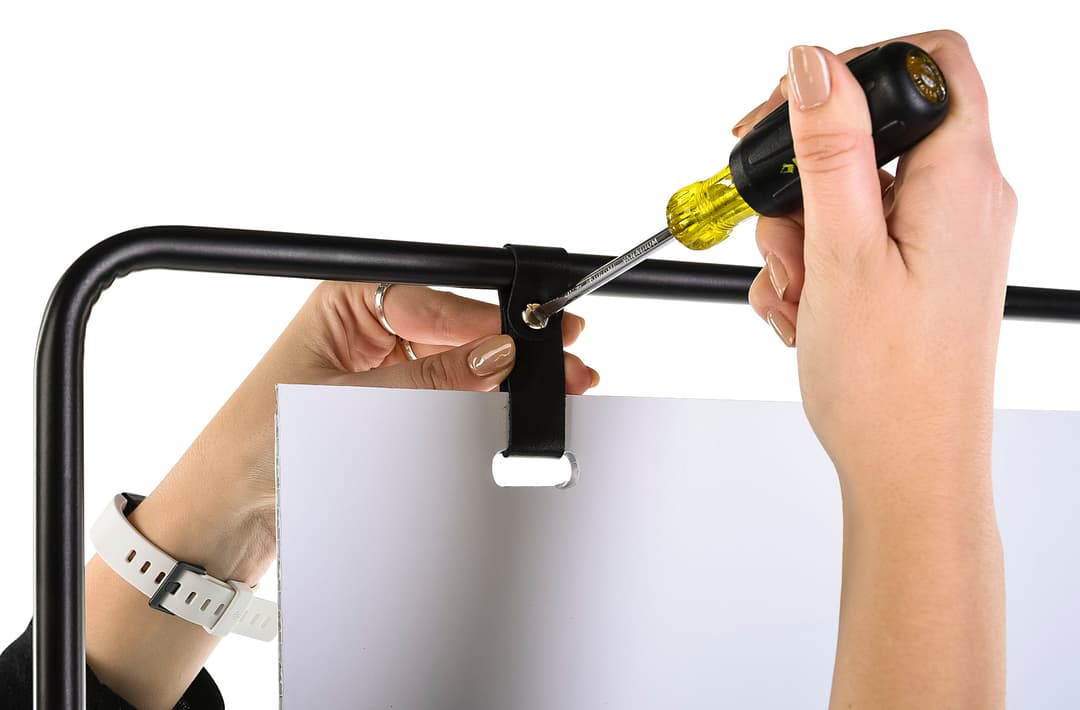 Hanging Sign Stand | Custom Full Color Swing Graphic | Displays2Go