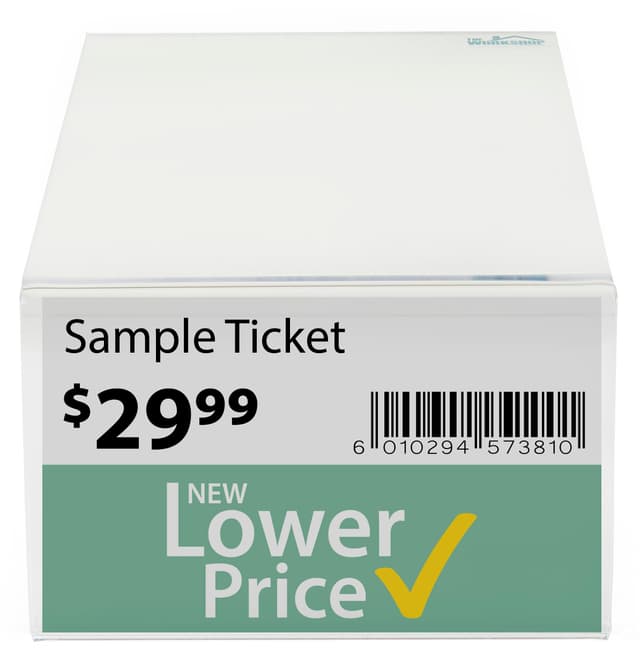 Shelf Sign Holder | Ledge Label Display | Displays2Go