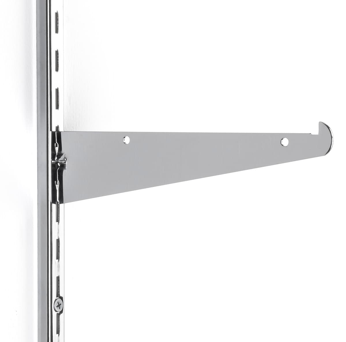 8" Slot Shelving Brackets | Set of 4 Steel Supports | Displays2Go