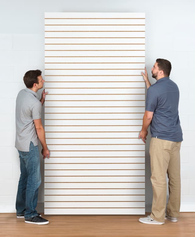 Paintable White Slatwall Panels | Anchor Core™ Technology | Displays2Go