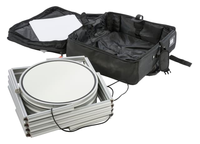 Twist Display Case with 16 Custom Posters | Round Enclosed Tower ...