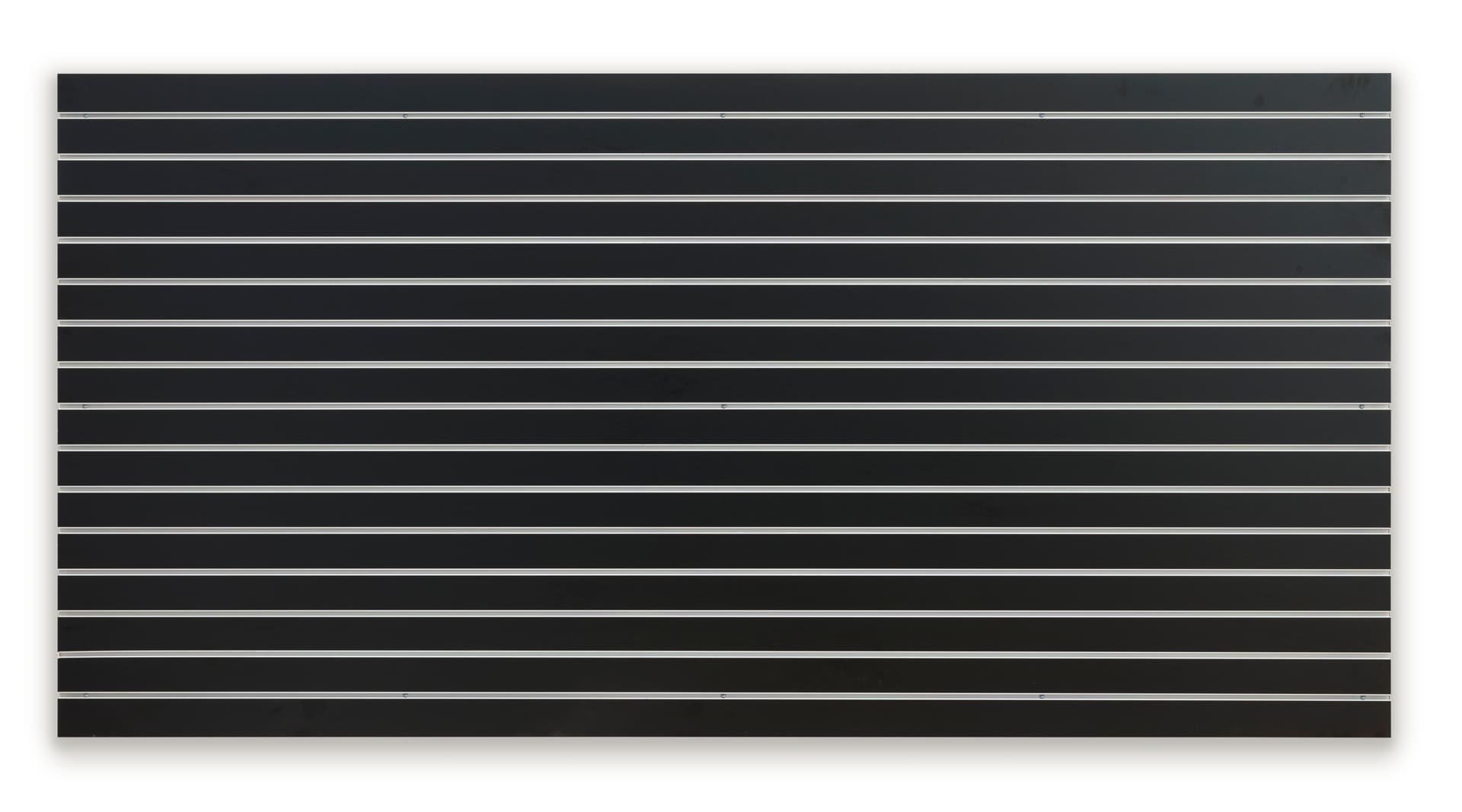 Large Black Slat Board Display Panel | 4’ x 8’ Slatwall | Displays2Go