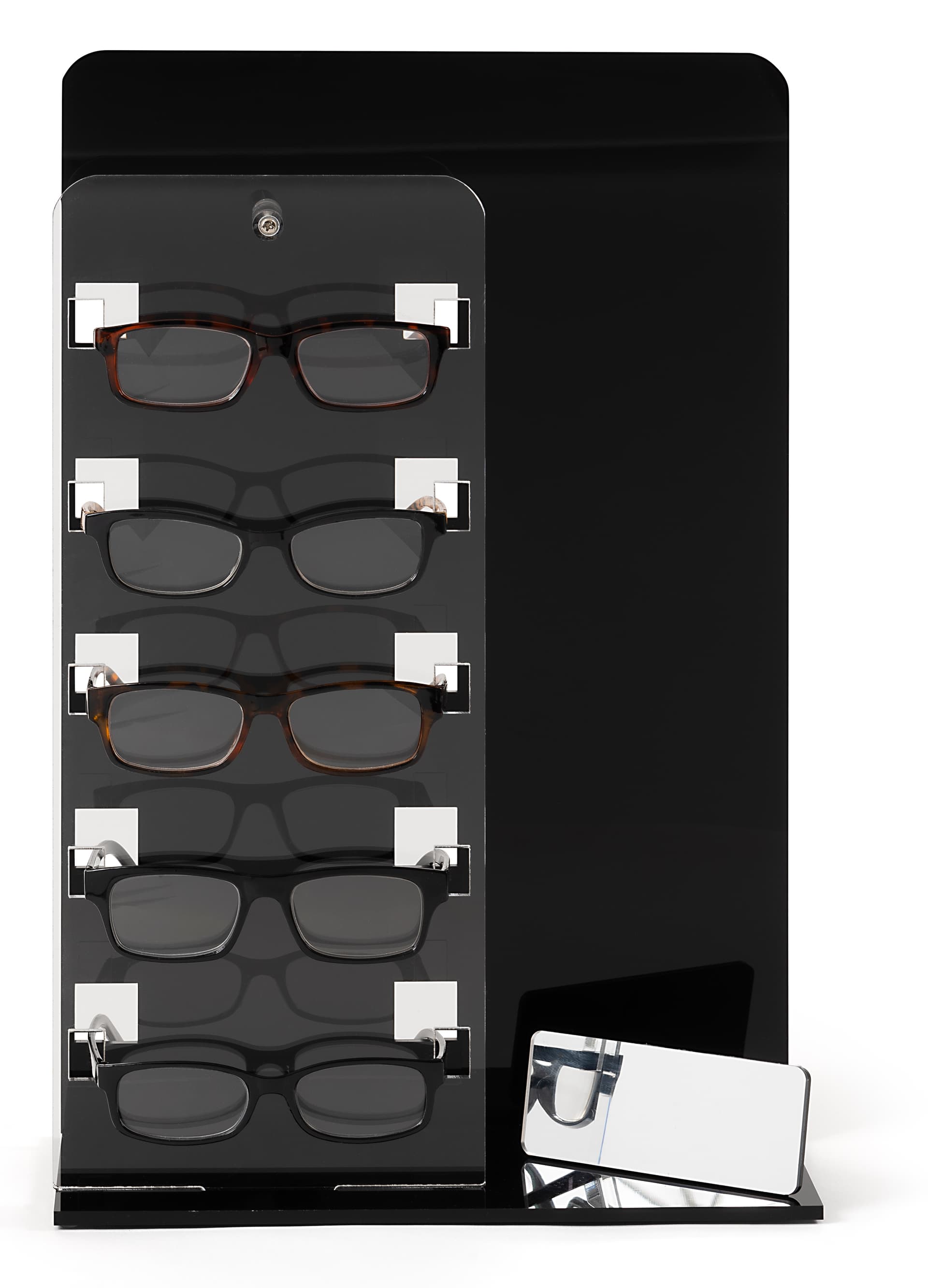 Standing Optical Lens Display | Acrylic Countertop Design | Displays2Go