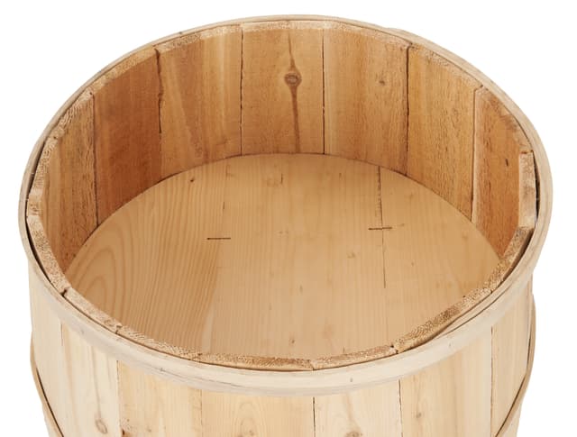 Bourbon Barrel Display Case | Includes Product Display Shelf | Displays2Go