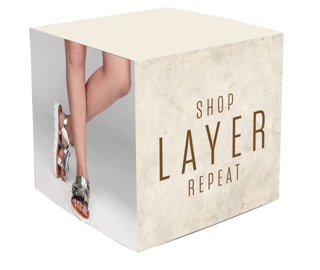 Custom Cardboard Display Cube | 5-Sided Full Color Printing | Displays2Go