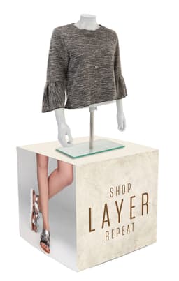 Custom Cardboard Display Cube | 5-Sided Full Color Printing | Displays2Go