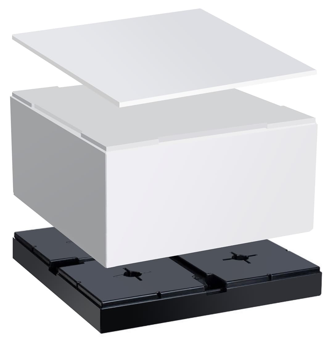 Add-On Cube Body for Easycubes® Modular Cube Risers | Displays2Go