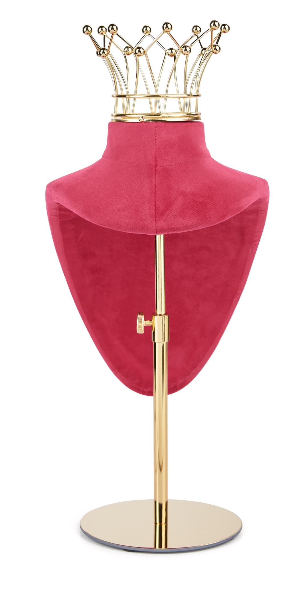 Jewelry Bust Display Stand with Crown | Available in Four Colors ...