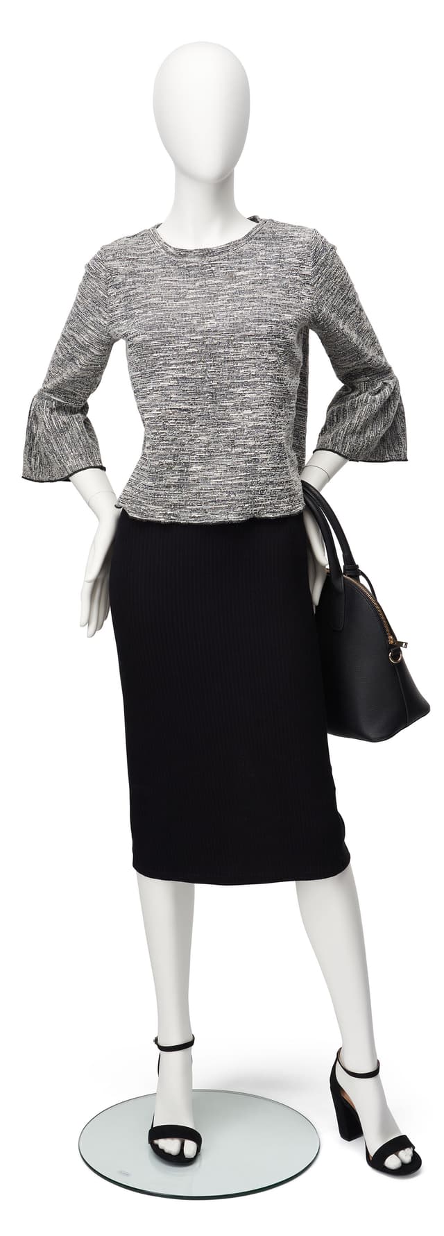 Standing Female Full-Body Mannequin | Abstract Design | Displays2Go