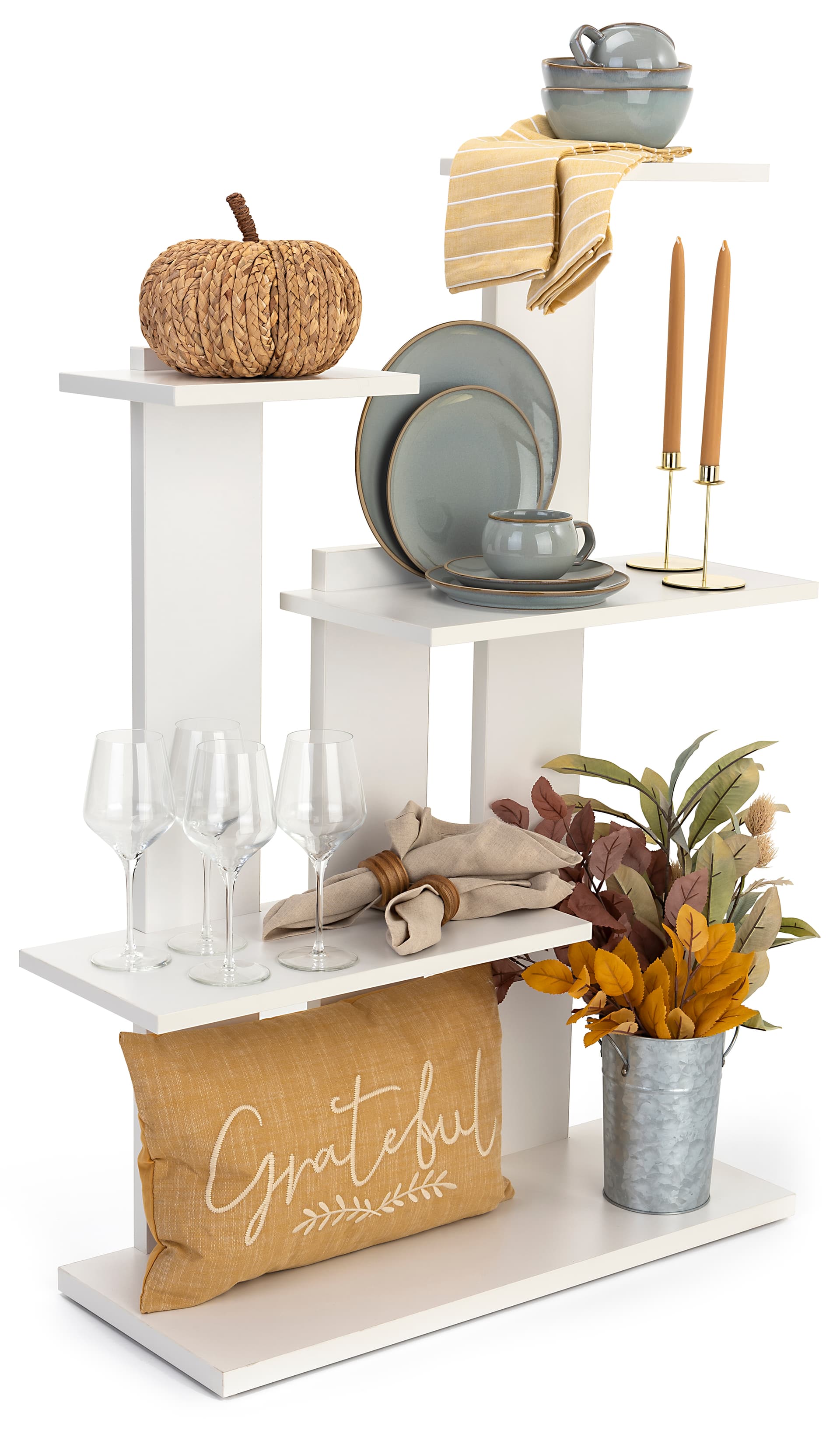 4-Tier Merchandise Shelves | Laminated Particle Board | Displays2Go