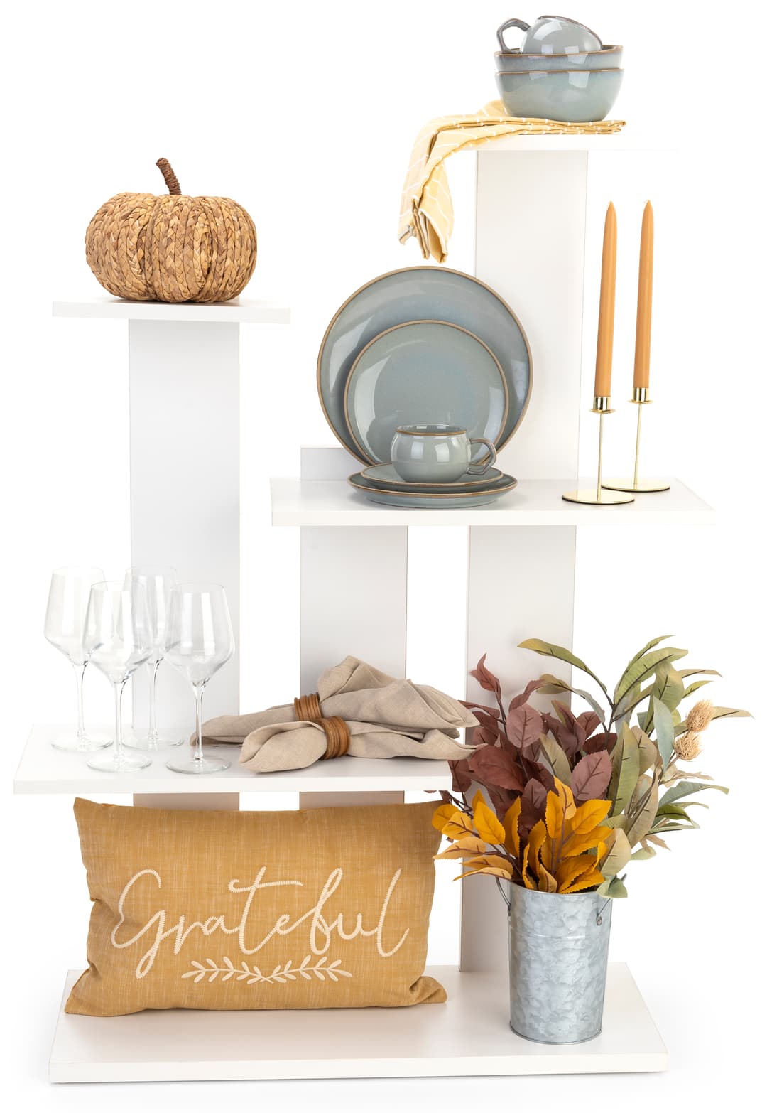 4-Tier Merchandise Shelves | Laminated Particle Board | Displays2Go