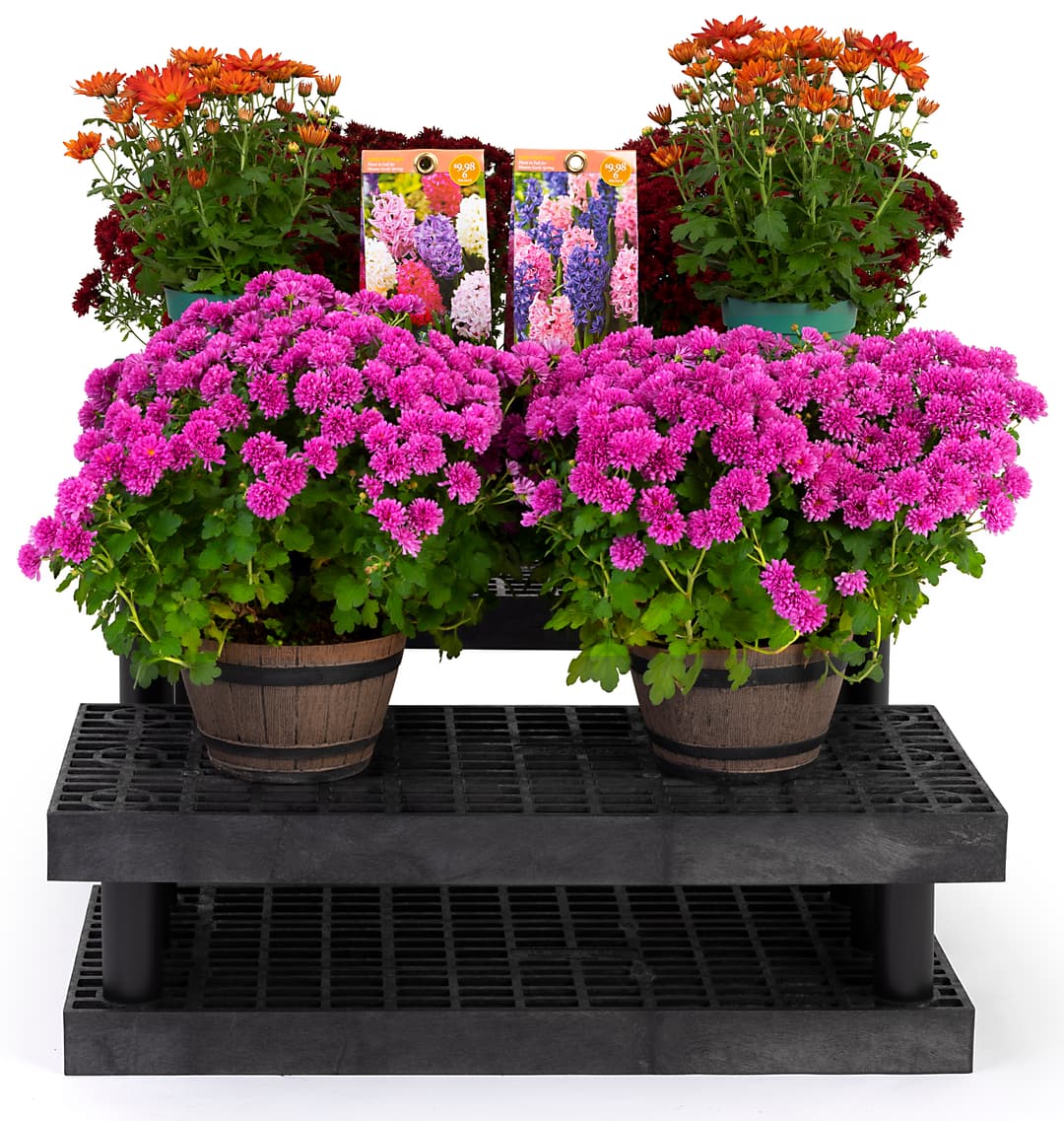 Tri-Level Pyramid Display | 36" Wide Display Space | Displays2Go