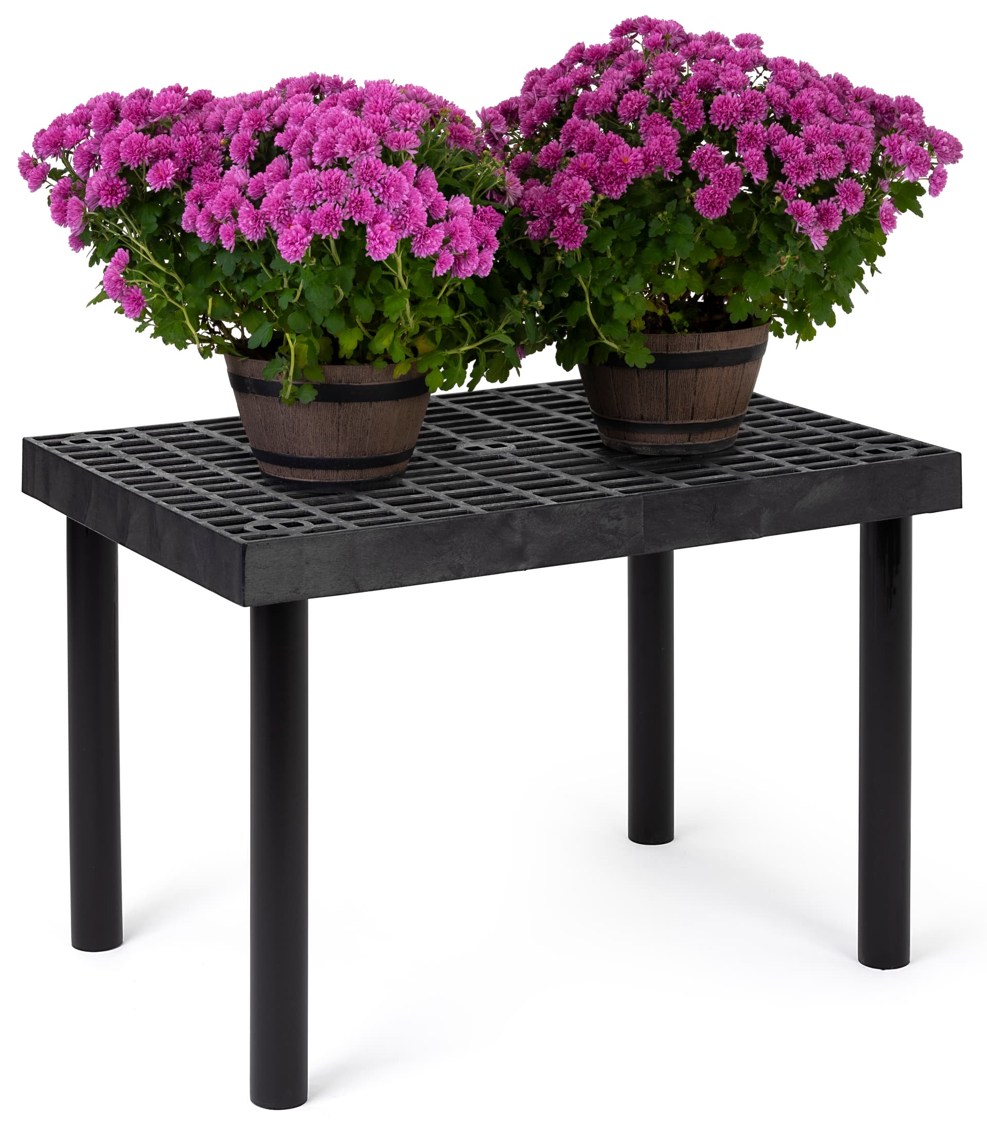 Outdoor Display Table | Single Level Grid Platform | Displays2Go