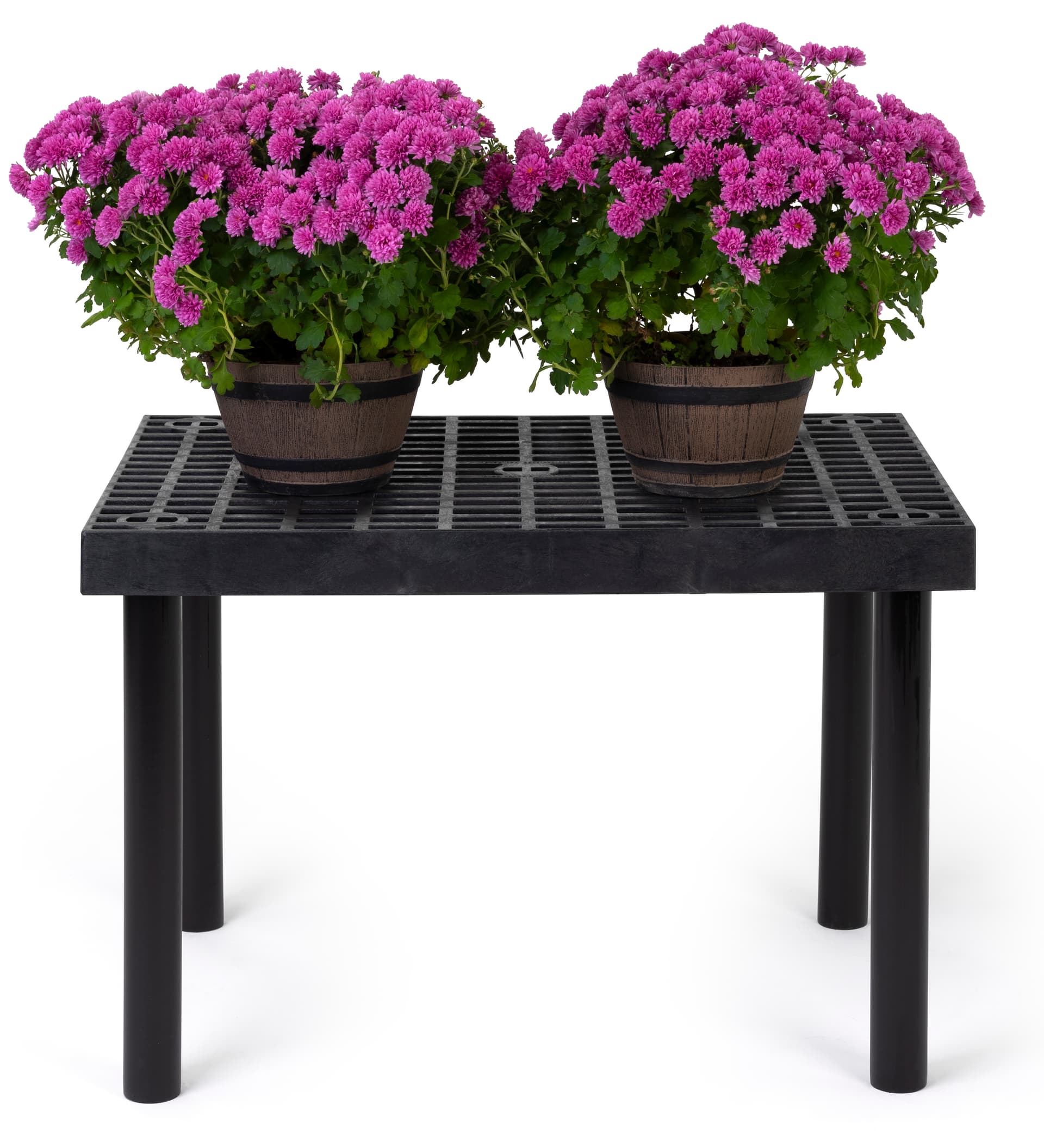 Outdoor Display Table | Single Level Grid Platform | Displays2Go