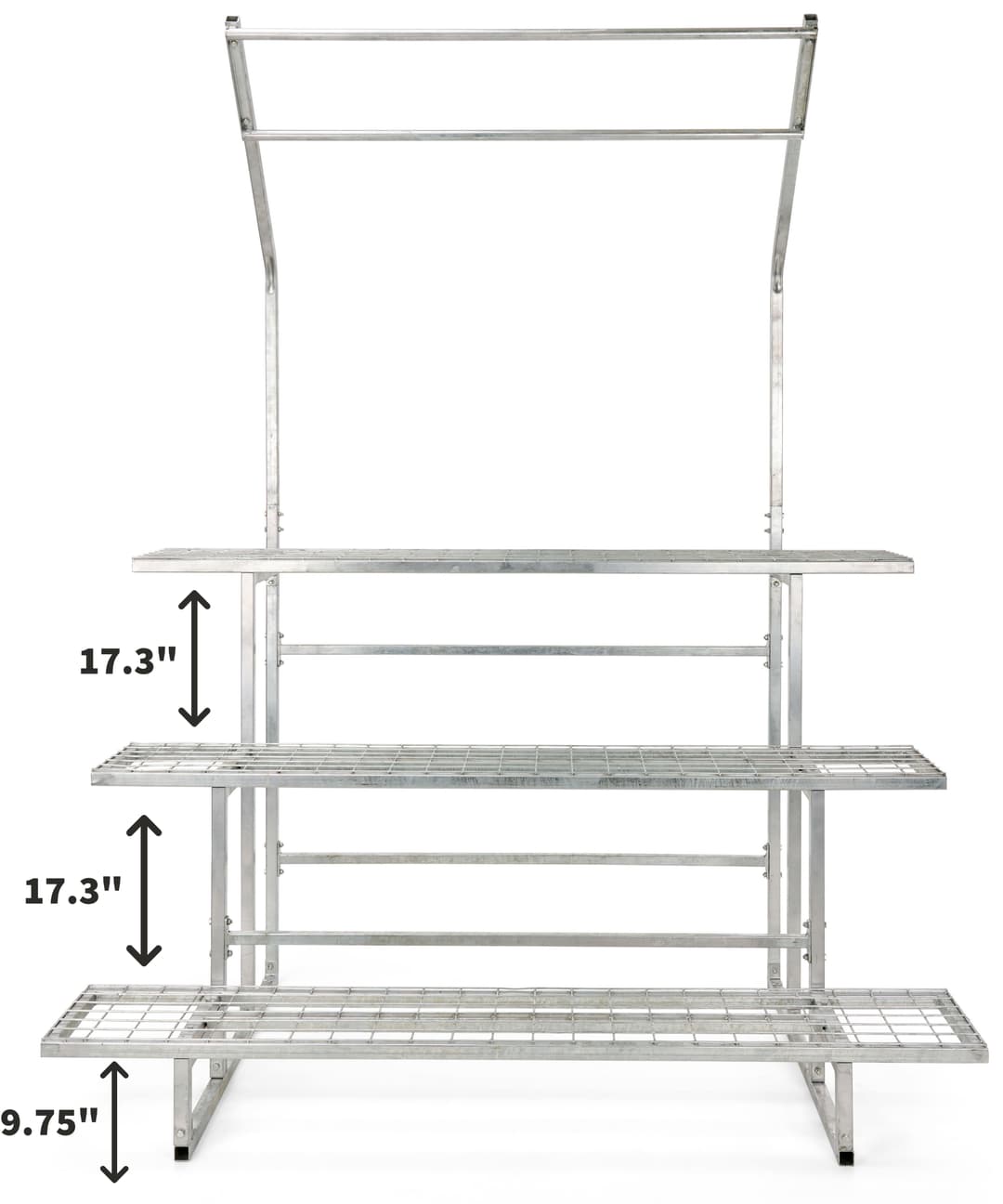 Steel Nursery Plant Rack | Commercial Grade Galvanized Steel | Displays2Go